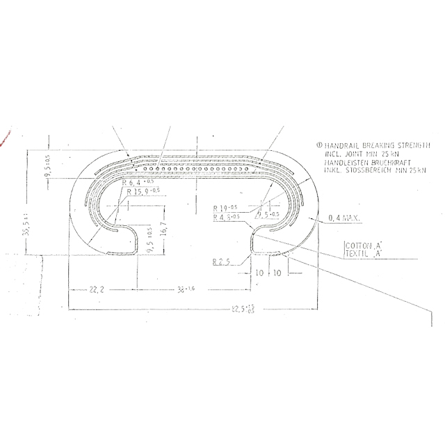 Escalator Handrail Manufacturer Escalator Handrails Type - Buy ...